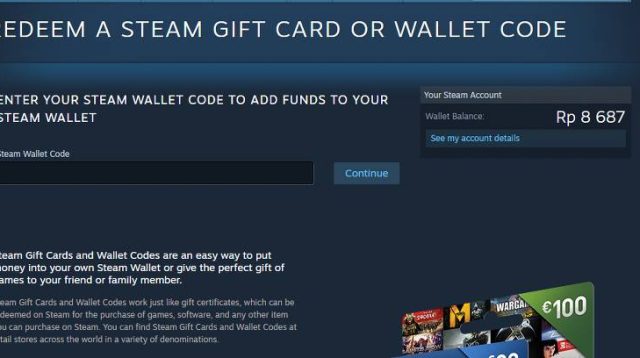Cara Mengisi Steam Wallet : Minimarket, e-Wallet, Transfer dan Pulsa