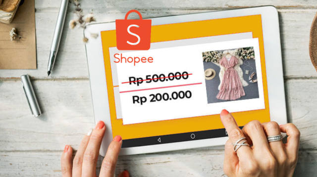 Cara Buat Harga Coret di Shopee, Naikkan Omset Tokomu!